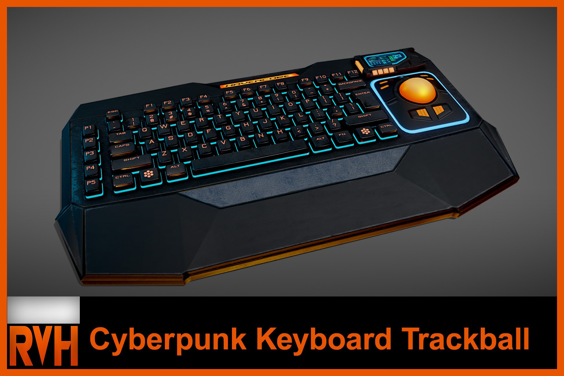 Keyboard Trackball Cyberpunk | 3D 電化製品 | Unity Asset Store