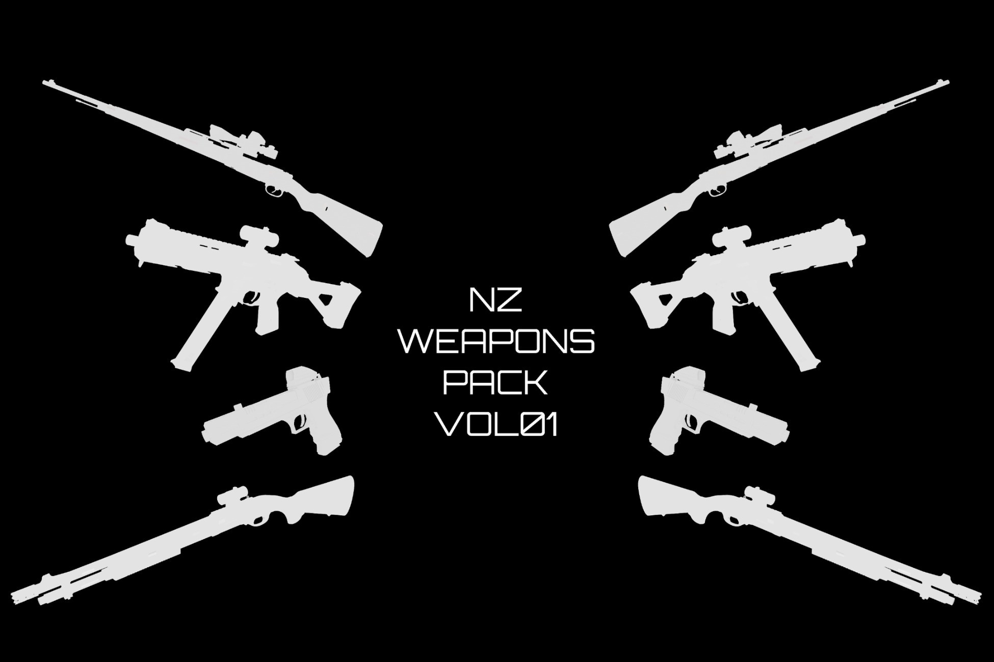 NZ Weapons Pack vol01 | 3D Weapons | Unity Asset Store