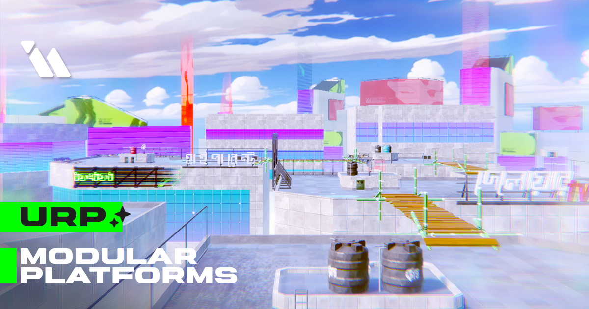 Modular Rooftop Platforms | 3D Creatures | Unity Asset Store