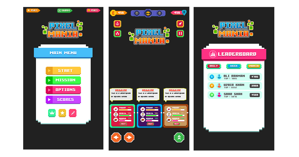 Low Poly Pixel UI | 2D Icons | Unity Asset Store