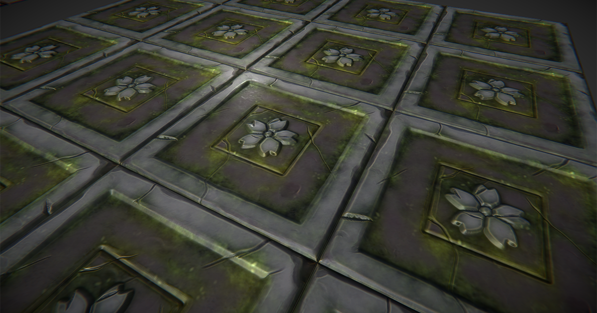 Texture: Stone Tiles and Moss | 2D Stone | Unity Asset Store