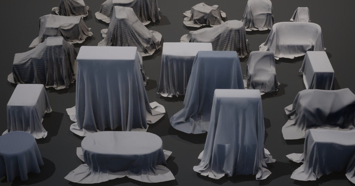 Furniture Cover Collection | 3D Clothing | Unity Asset Store