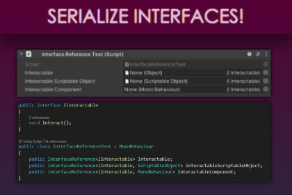 Serialize Interfaces! | Unity AssetStore Price down information