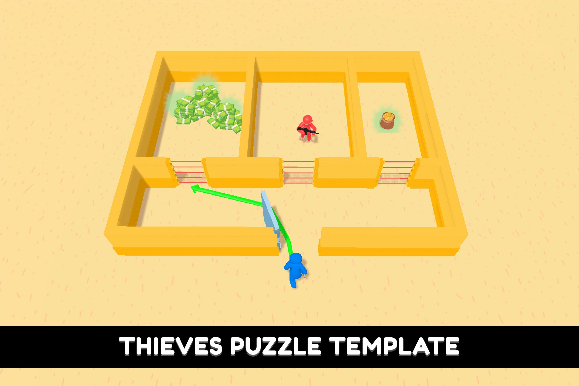 Thieves Puzzle | Template + Editor | Packs | Unity Asset Store
