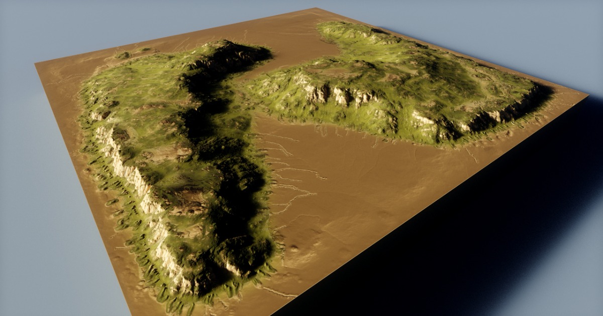 Heightmaps- Island V3 | 3D Landscapes | Unity Asset Store