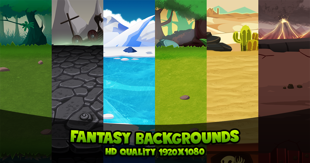 Fantasy Backgrounds HQ | 2D Textures & Materials | Unity Asset Store