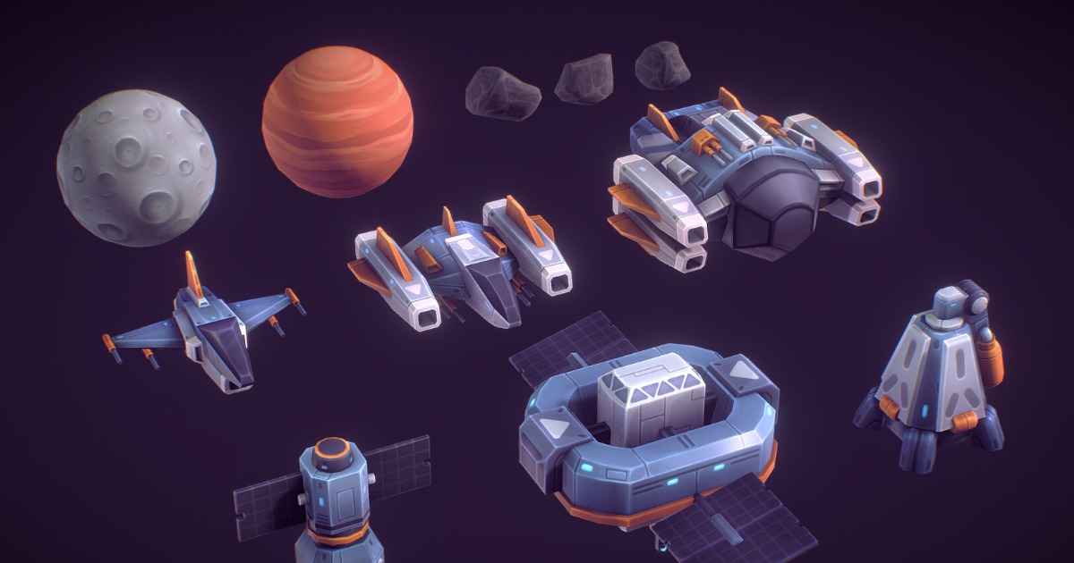 Cube Space Force | 3D Space | Unity Asset Store