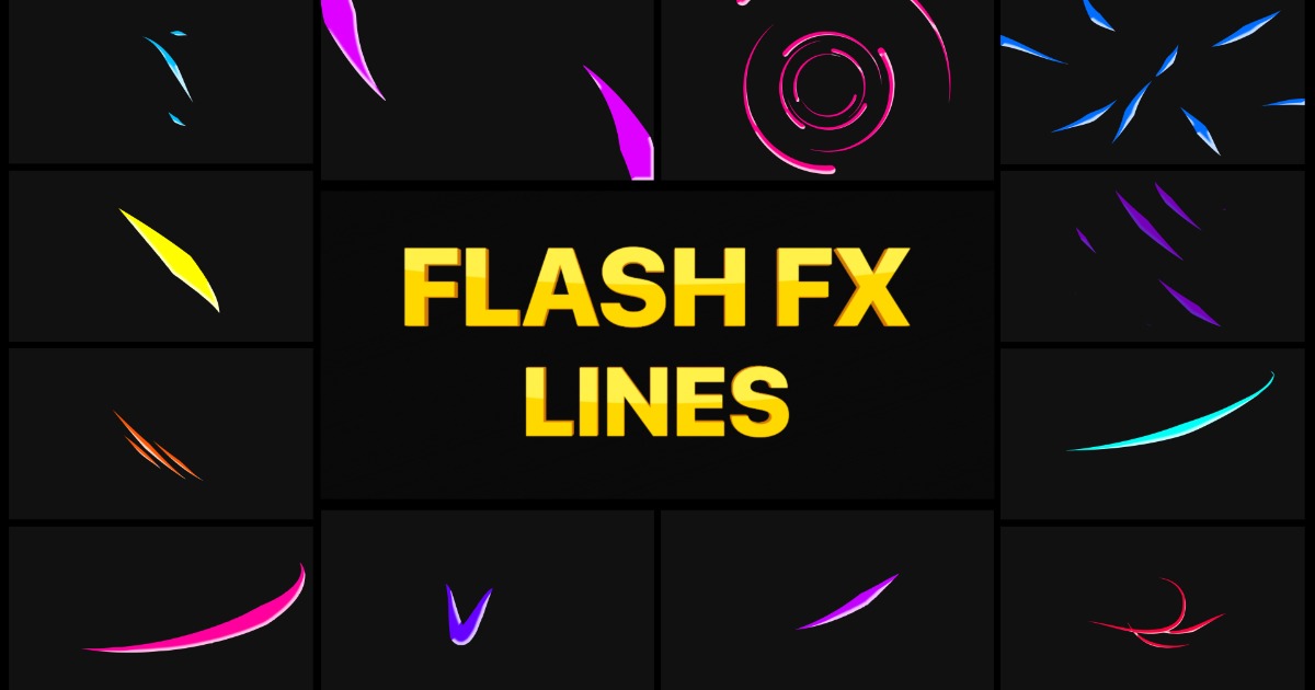 Flash FX Lines (11.06) | 2D Textures & Materials | Unity Asset Store
