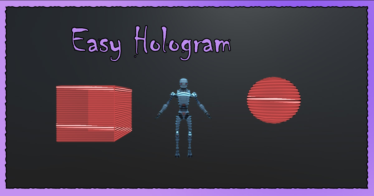 Easy Hologram | VFX Shaders | Unity Asset Store