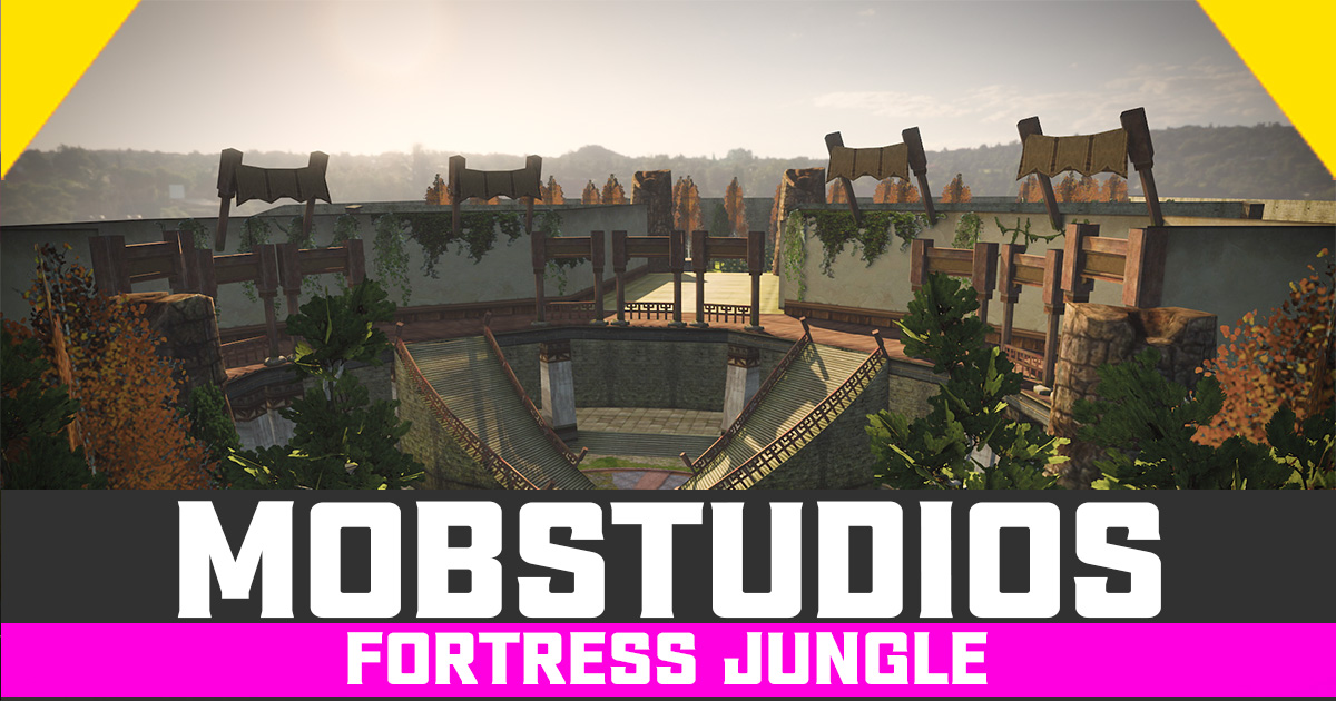 Fortress Jungle Environment | 3D Fantasy | Unity Asset Store