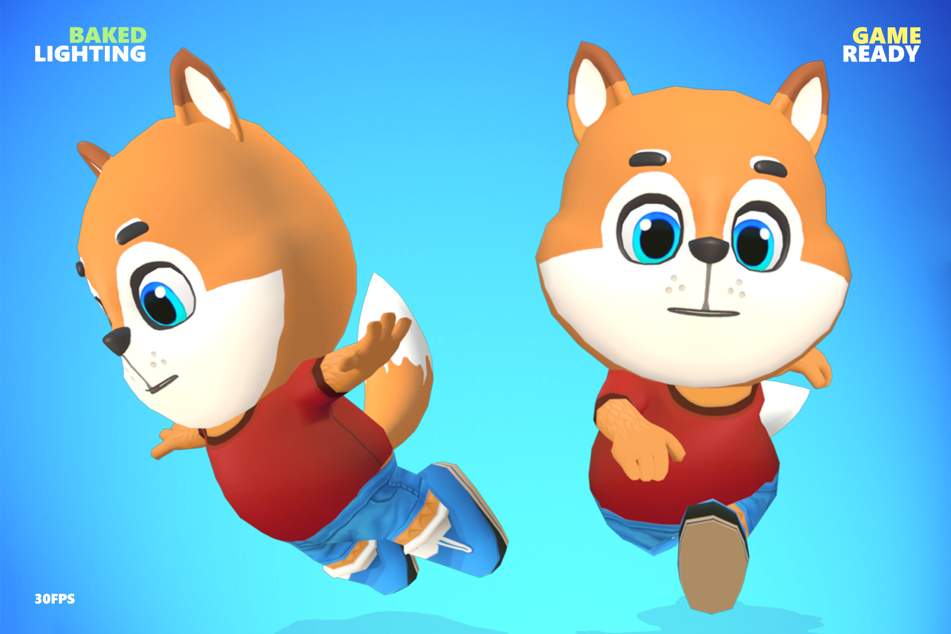 Fox Dog Animated | Characters | Unity Asset Store