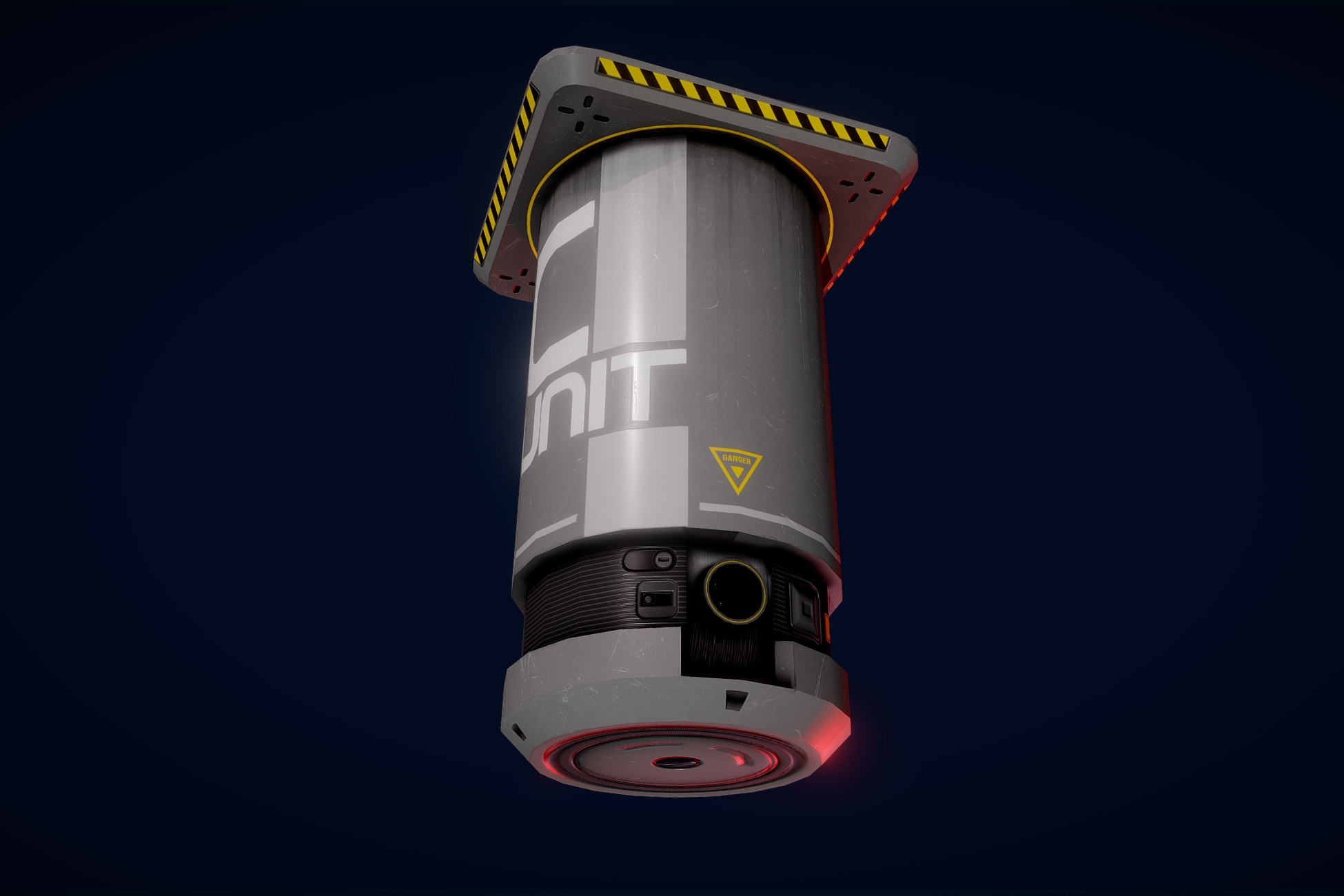 Sci-Fi Control Unit /Security Camera | 3D Electronics | Unity Asset Store