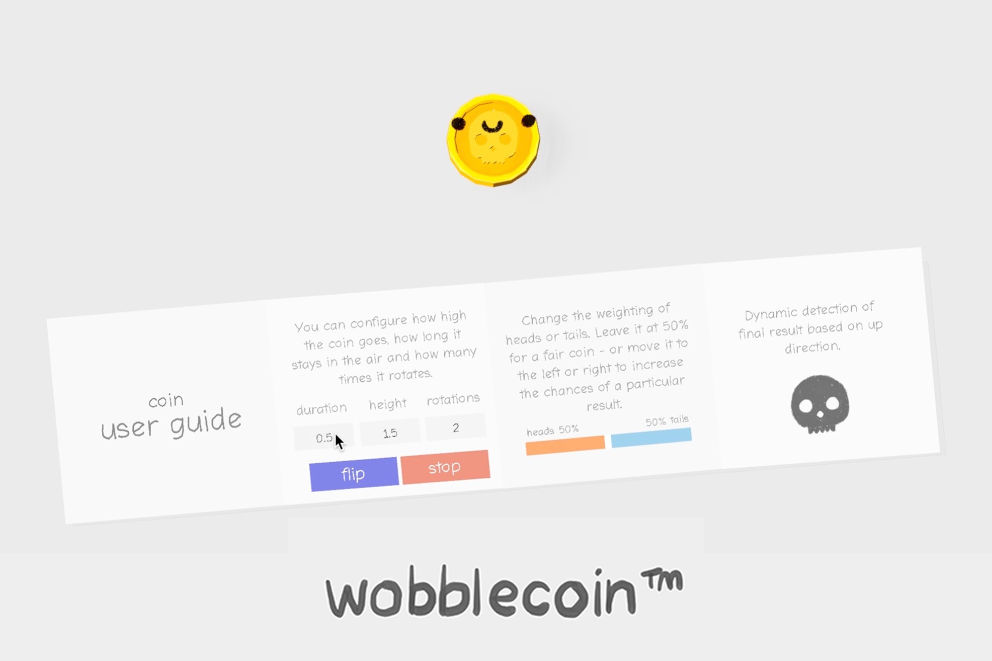 wobblecoin - tactile, physics-based coin | 3D Props | Unity Asset Store