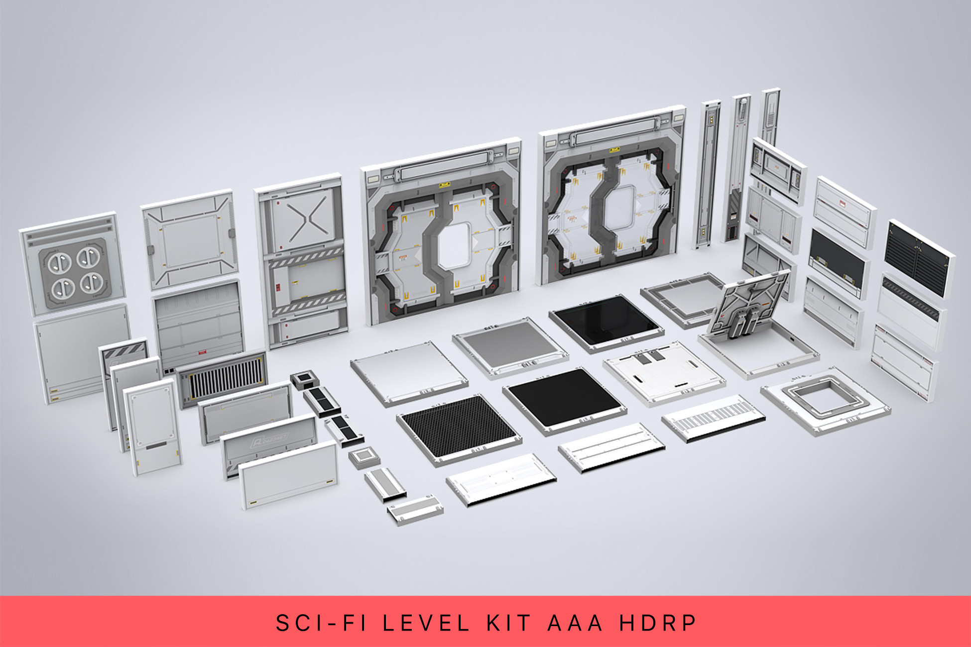 Sci-Fi Level Kit AAA HDRP | 3D Sci-Fi | Unity Asset Store