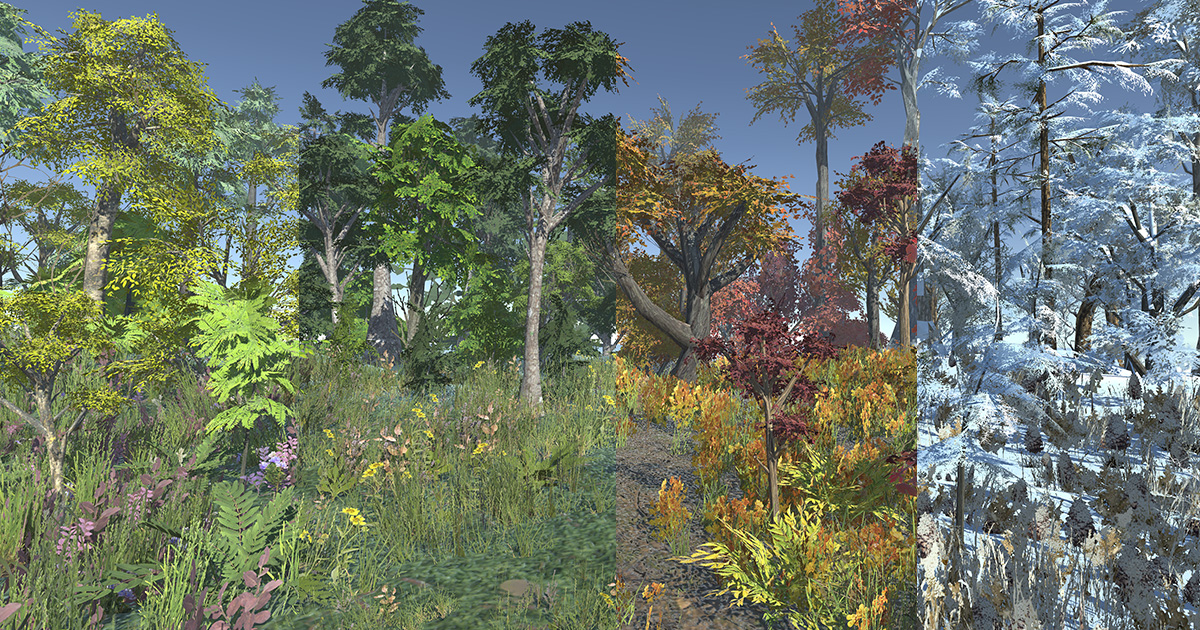 Mobile ForestVision | 3D Vegetation | Unity Asset Store