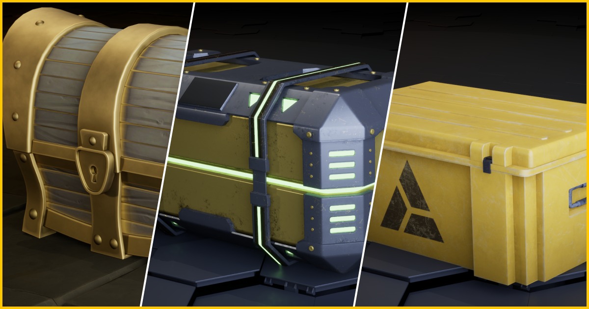 Chests & Crates Mega Pack | 3D Props | Unity Asset Store