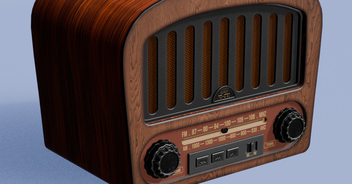 Old Radio P. | 3D Props | Unity Asset Store