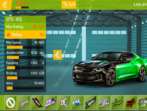 Racing Game Graphics CxS (GUI Skin 12) | 2D GUI | Unity Asset Store