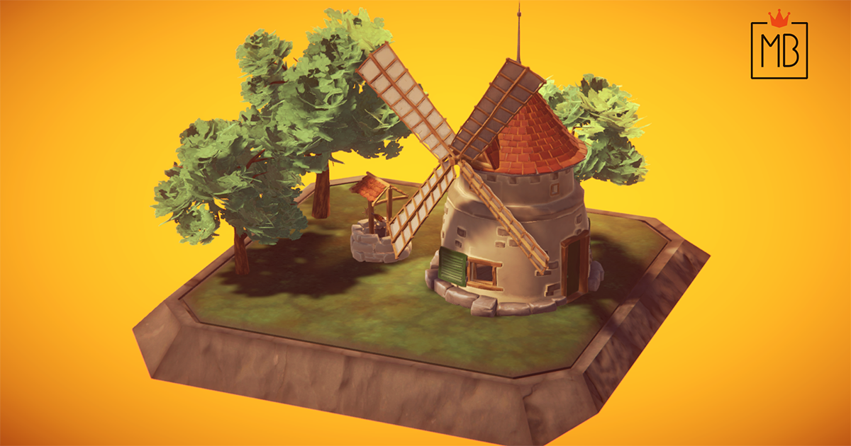 Stylized Windmill | 3D Props | Unity Asset Store