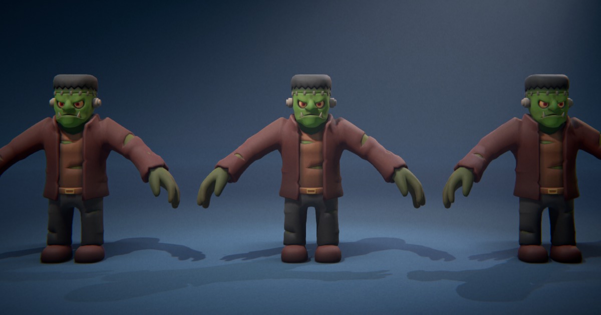 Frankenstein Level 3 - Character + Animations | 3D Characters | Unity Asset Store