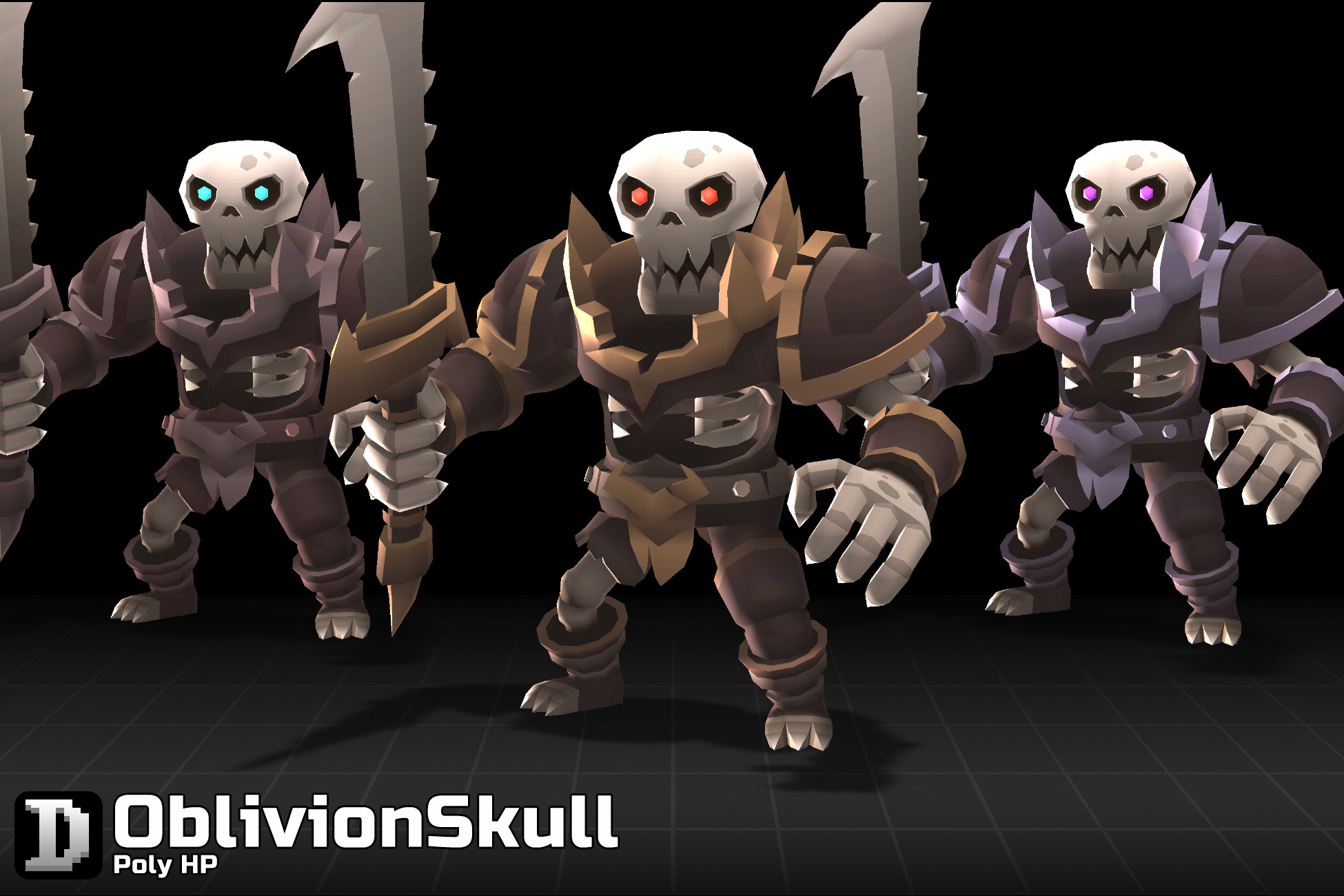 Poly HP - OblivionSkull | 3D 생물 | Unity Asset Store