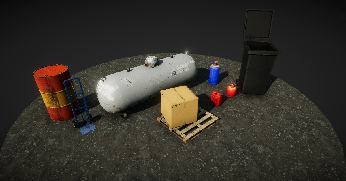 Misc. Props | 3D Industrial | Unity Asset Store