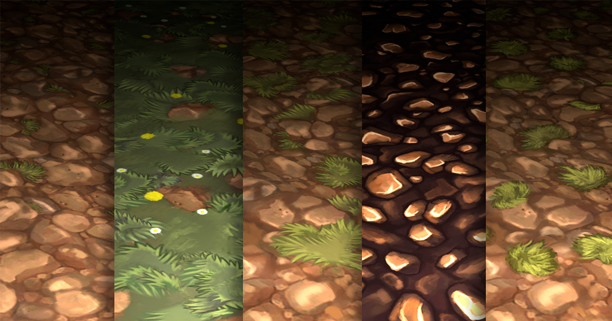Texture Set Vol.11 Hand Painted Ground | 2D Floors | Unity Asset Store