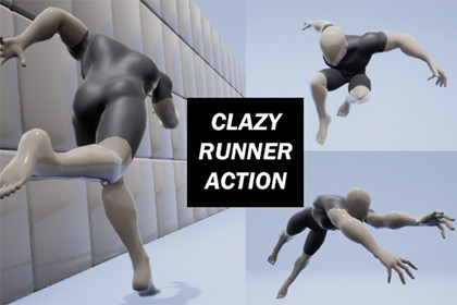 Runner Action Animation Pack | Unity AssetStore Price down information