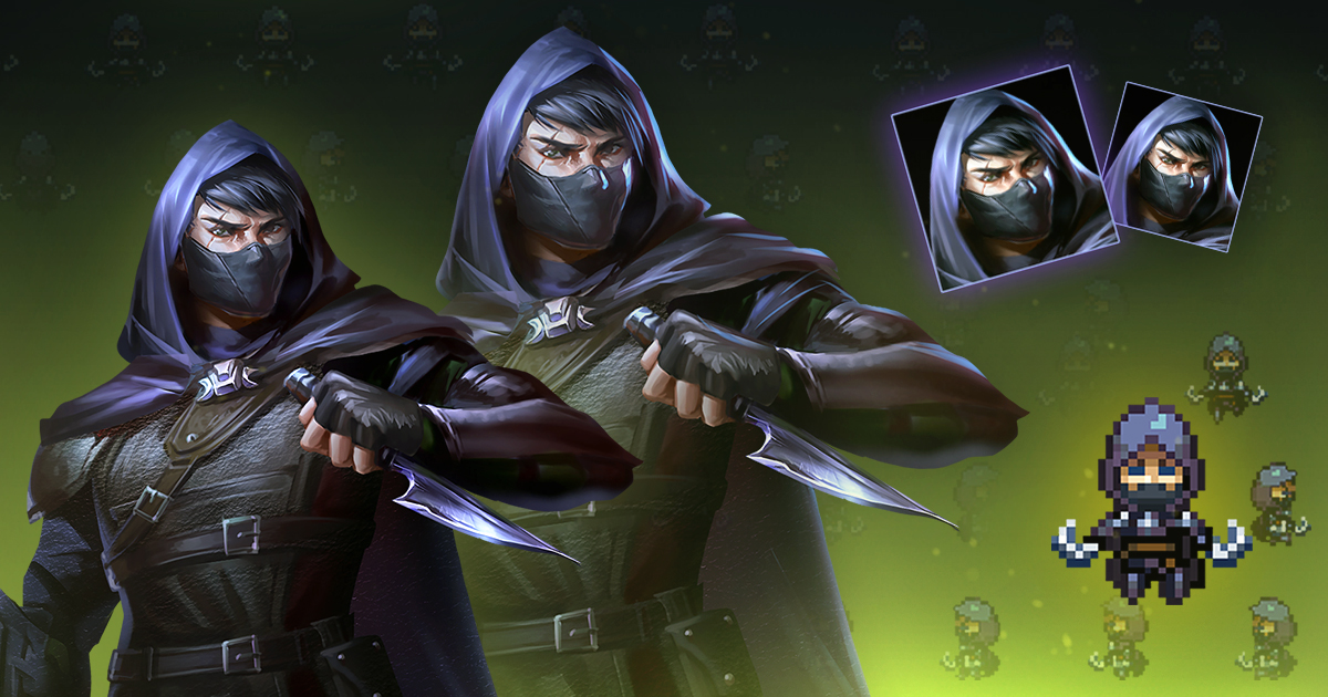 CHARACTER PACK – DANIEL [SPRITESHEET + PORTRAIT + ICON] | 2D Characters ...