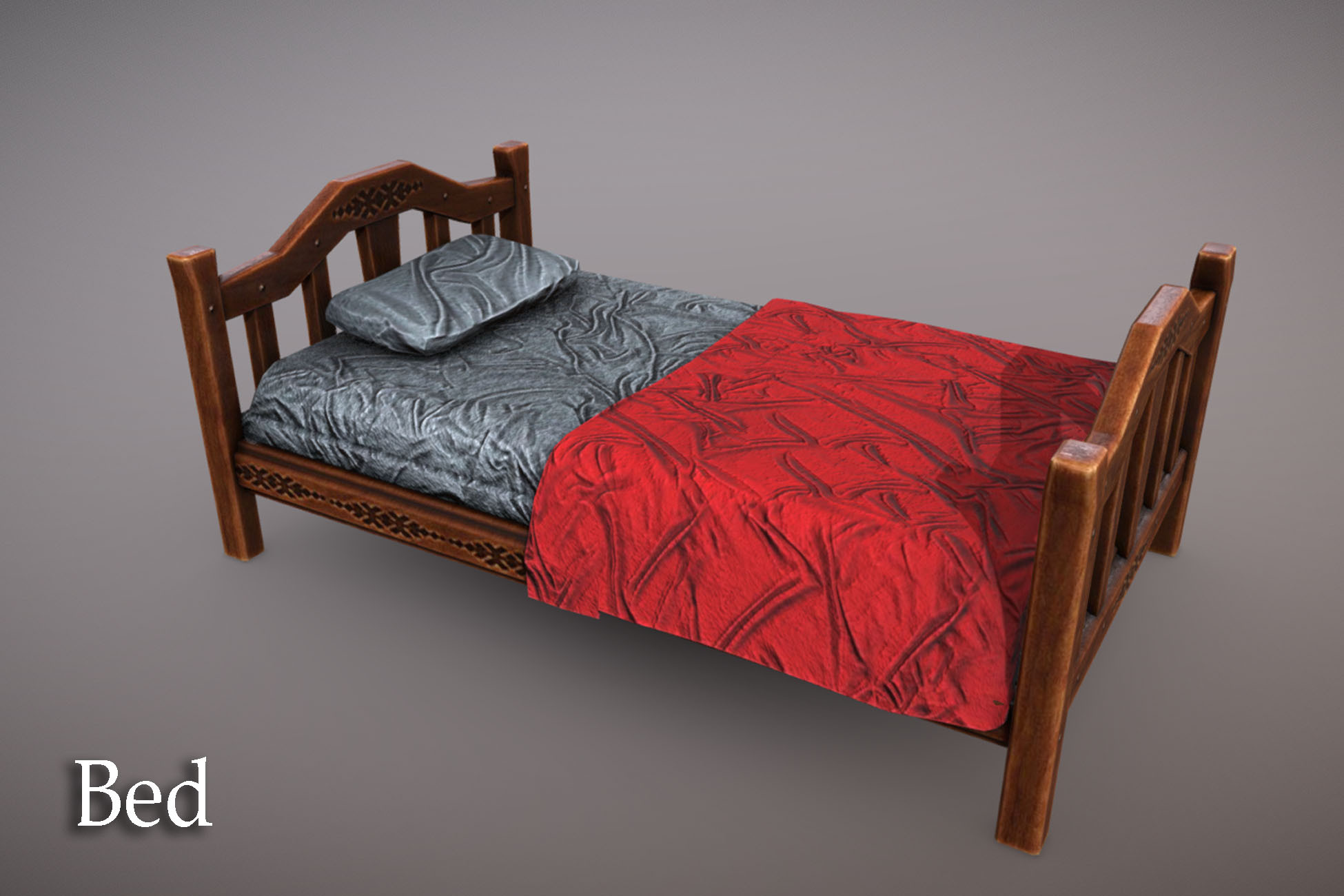 Bed | 3D Furniture | Unity Asset Store
