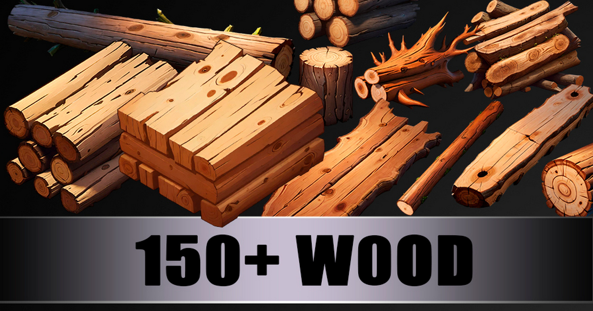 150+ Hi-Def Wood SPRITES | 2D アイコン | Unity Asset Store