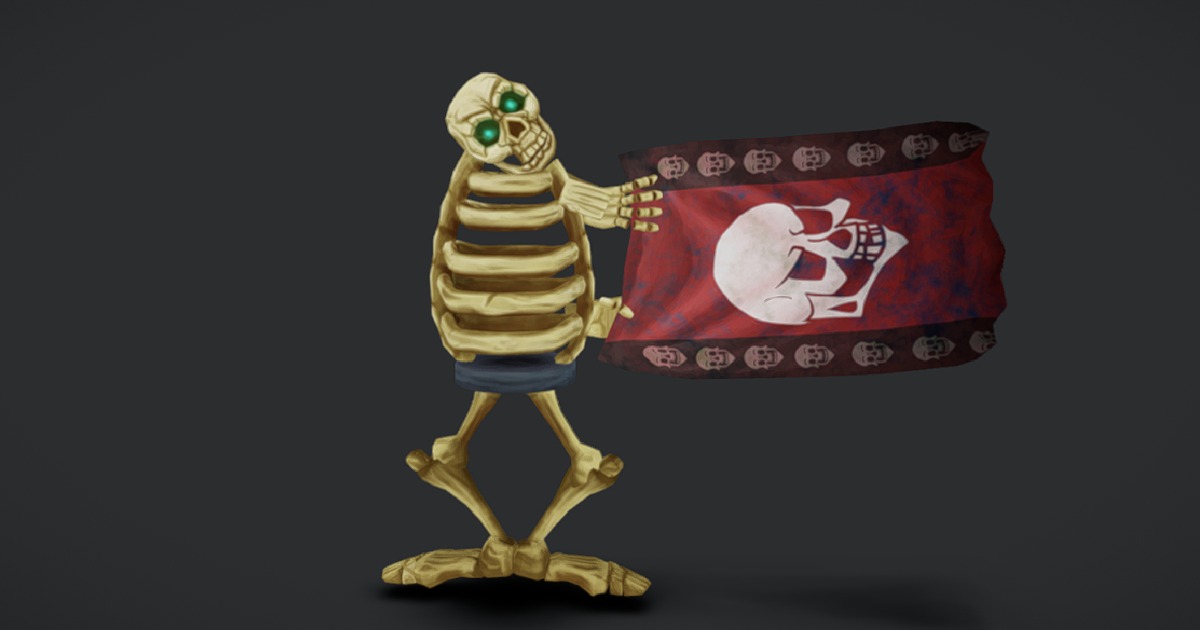 Cute Skeleton Banner | Characters | Unity Asset Store