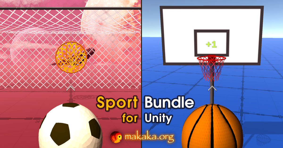 Sports 3D Casual Game Templates Bundle + AR Football, AR Basketball | 包 ...