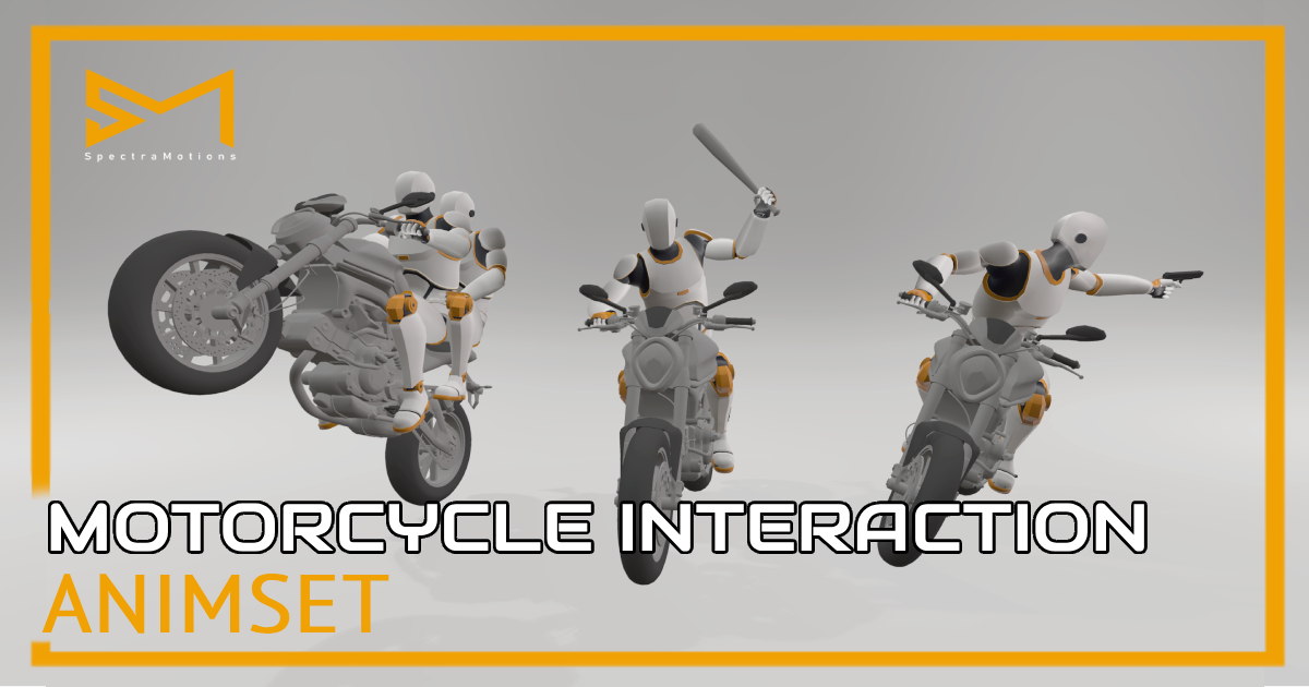 Motorcycle Interaction Animset | 3D Animations | Unity Asset Store