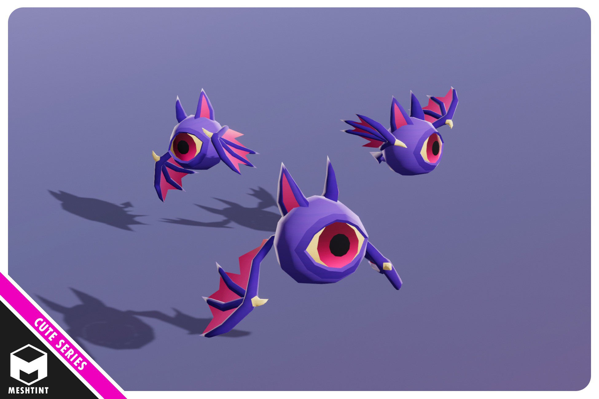 Cyclops Bat Cute Series | 3D 生物 | Unity Asset Store