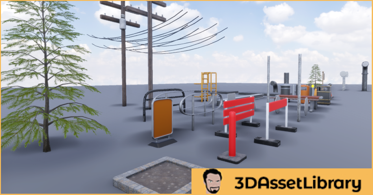 Street Props Vol1 | 3D Props | Unity Asset Store