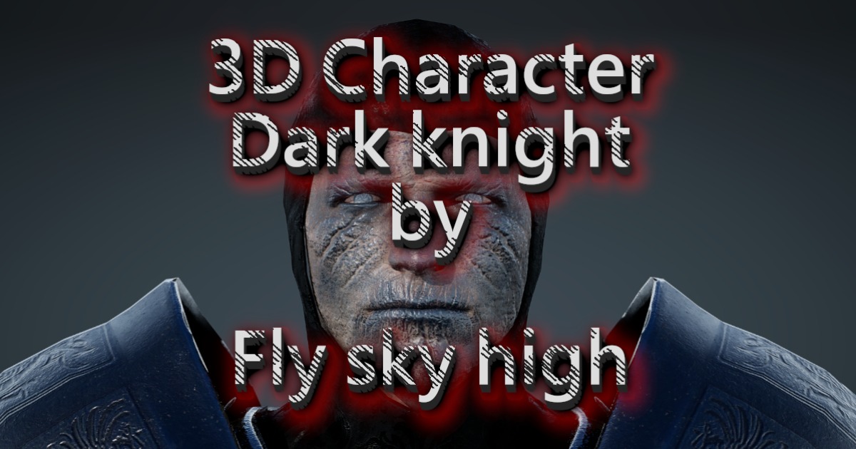 3D Character Dark knight | Characters | Unity Asset Store