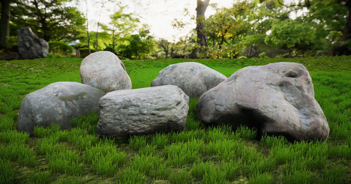 FP Scanned PBR Rock Pack 1 | 3D Props | Unity Asset Store