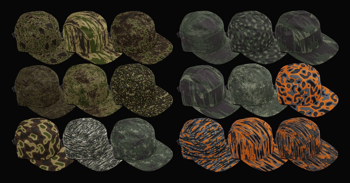 Military Camouflage Fabric Material Pack | 2D Fabric | Unity Asset Store