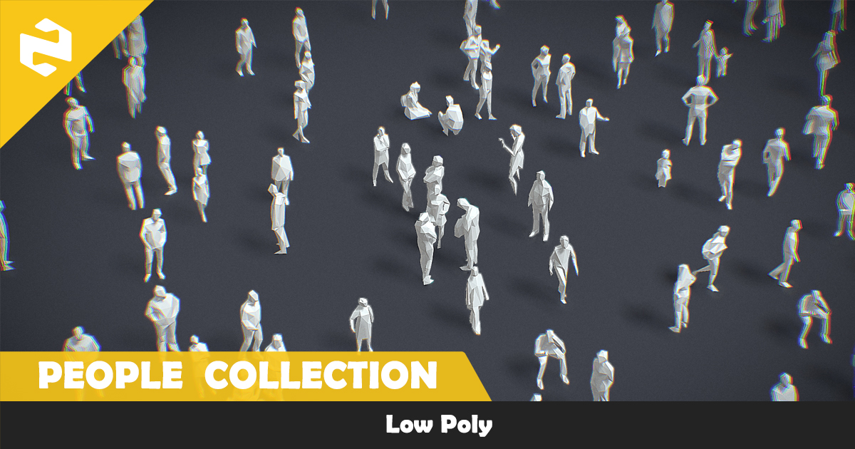 Lowpoly People Collection | 3D Props | Unity Asset Store