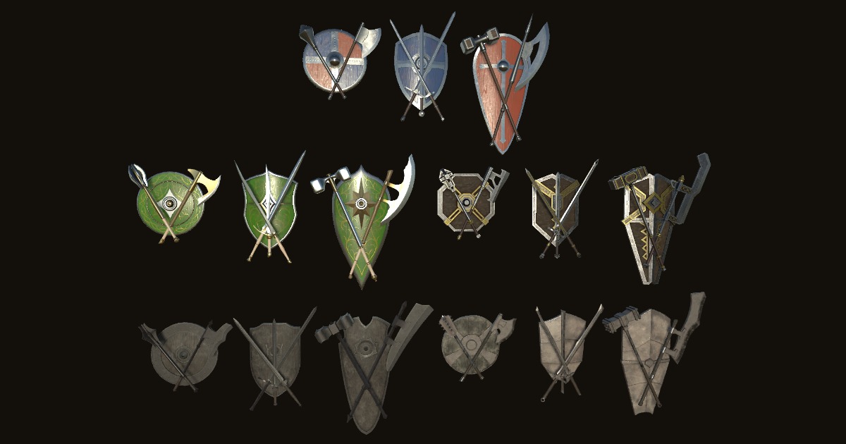 Pack of Fantasy Weapons | 3D Weapons | Unity Asset Store