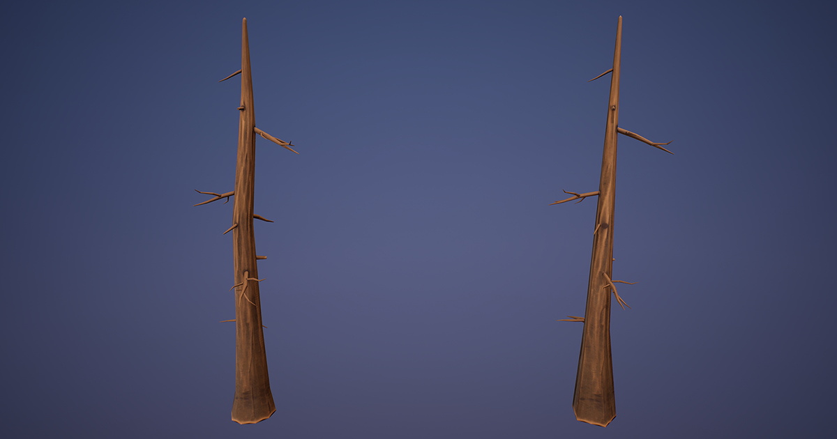 Stylized Pine Trunk | 3D Trees | Unity Asset Store