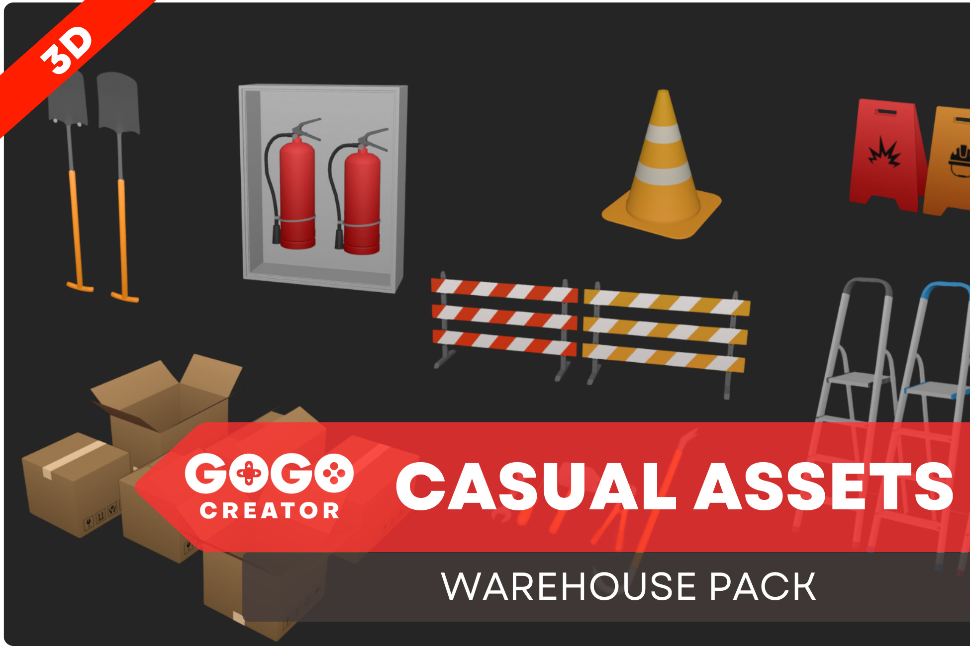 Casual Warehouse Pack | 3D Interior | Unity Asset Store