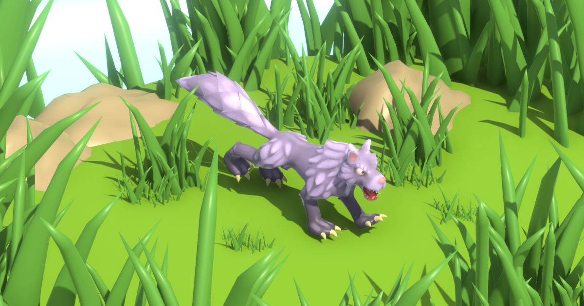 Wolf - Casual Fantasy | 3D Creatures | Unity Asset Store