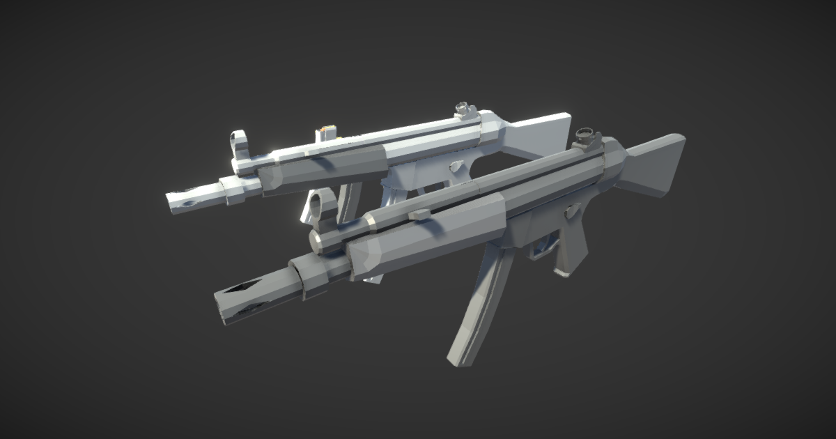 「Low Poly」9mm Smg2 | 3D Guns | Unity Asset Store
