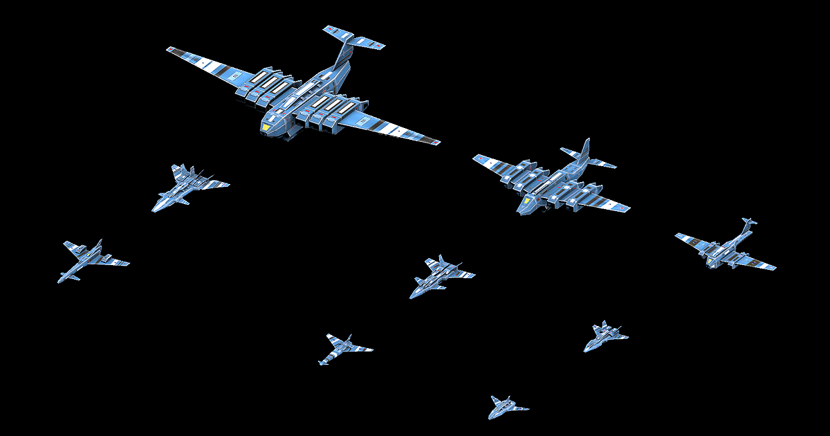 Scifi RTS Series: Air Scouts, Interceptors + Bombers | 3D Air | Unity ...