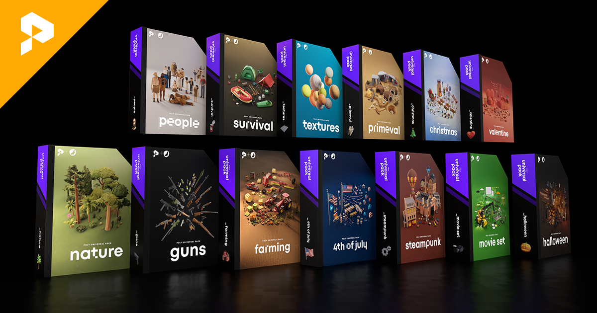 Poly Universal Pack | 3D Props | Unity Asset Store