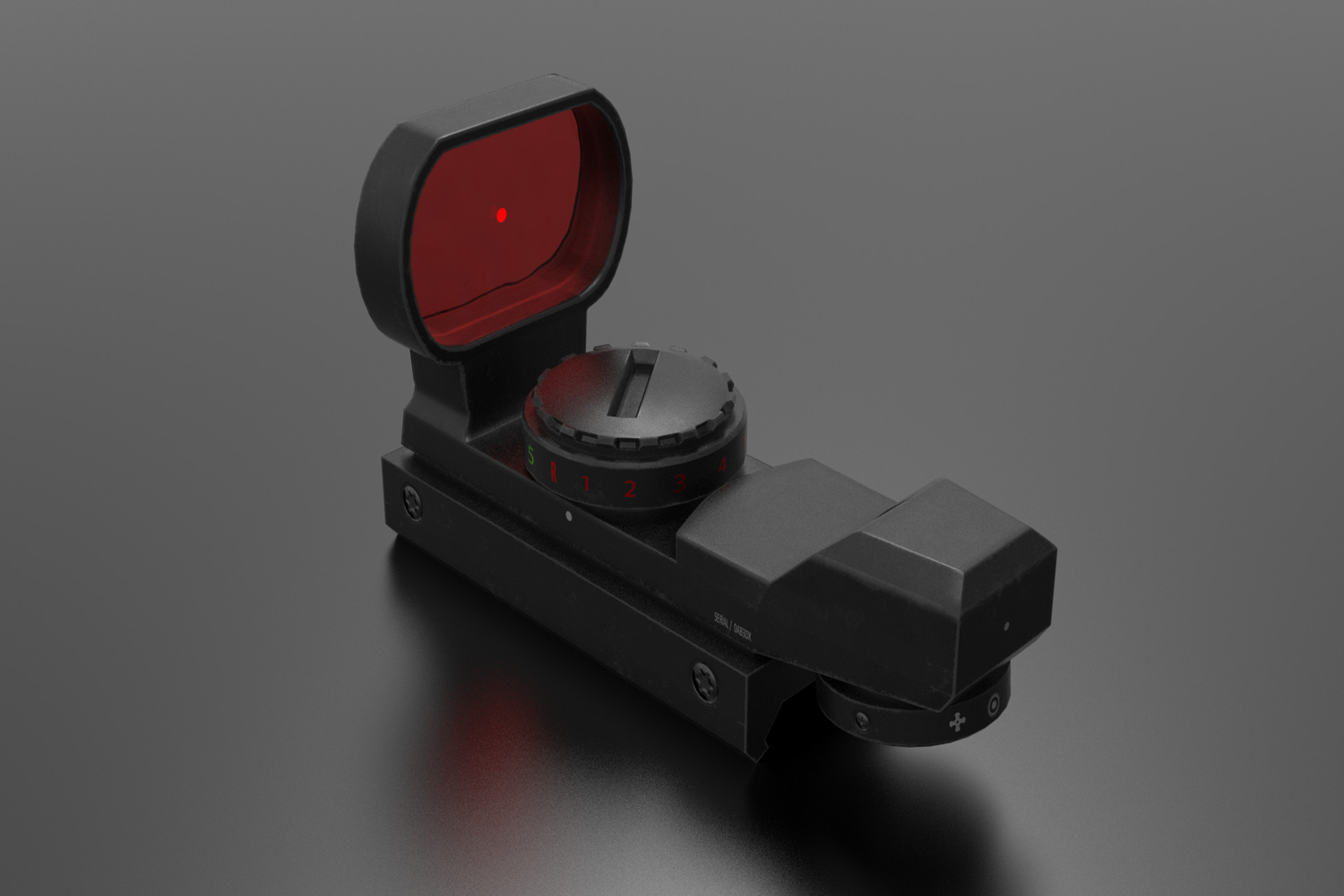 Reflex Red Dot Sight | 3D Guns | Unity Asset Store