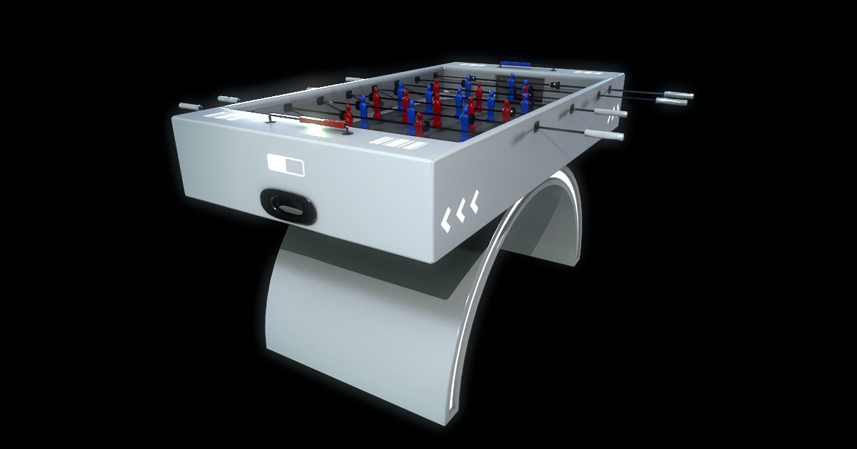 Futuristic Foosball Table – Sci-Fi Game Prop | 3D Props | Unity Asset Store