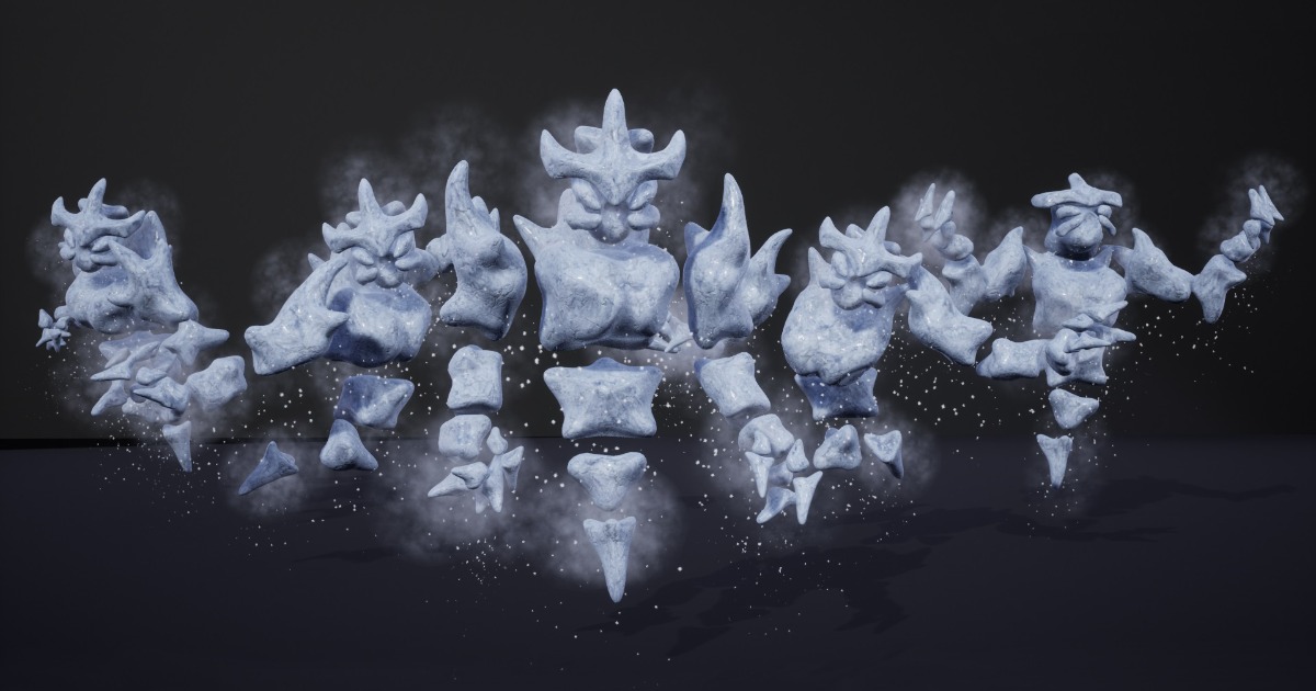 Ice elemental | 3D Creatures | Unity Asset Store